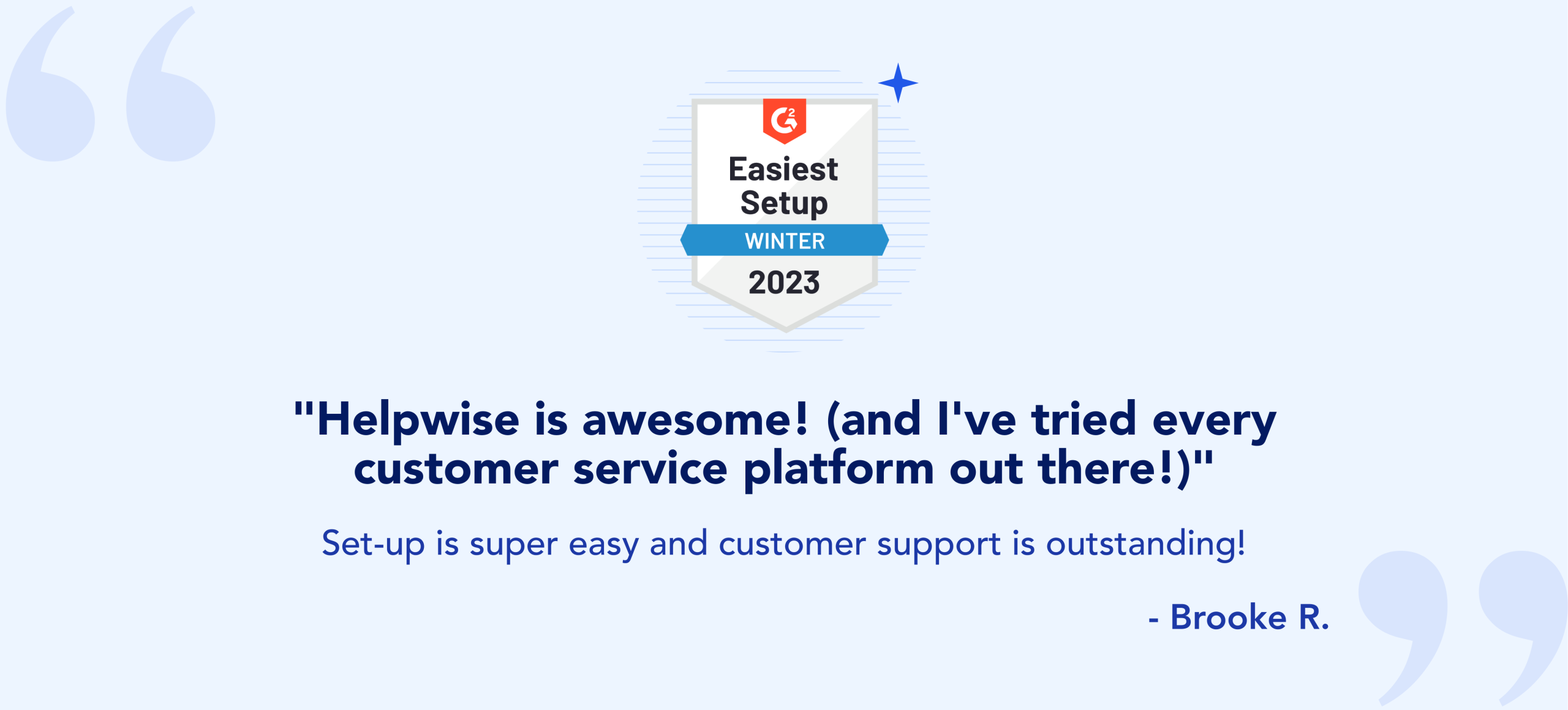 Helpwise won big in G2's Fall report, 2022