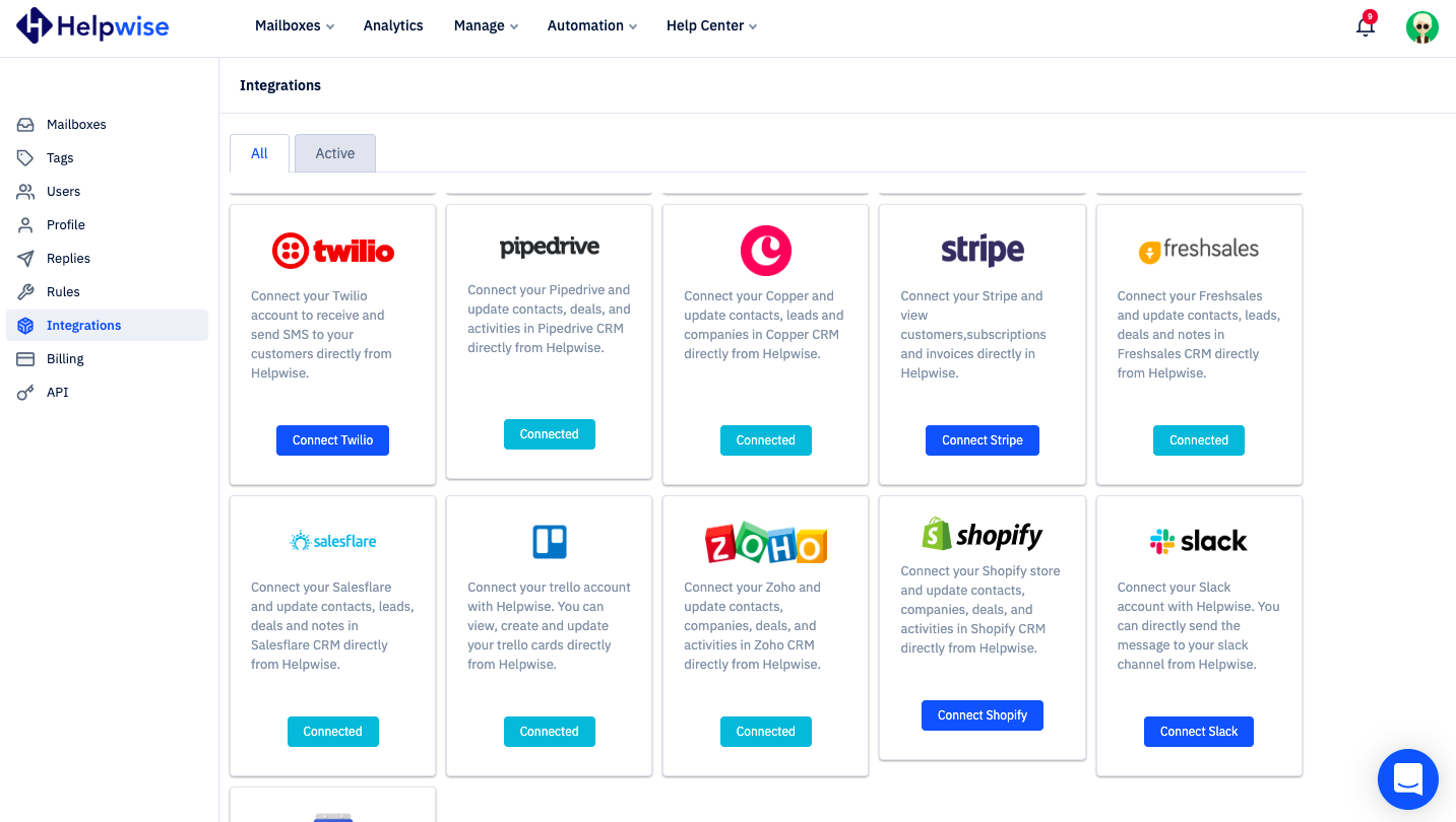 Integrate Stripe with Helpwise Integrate Stripe with Helpwise