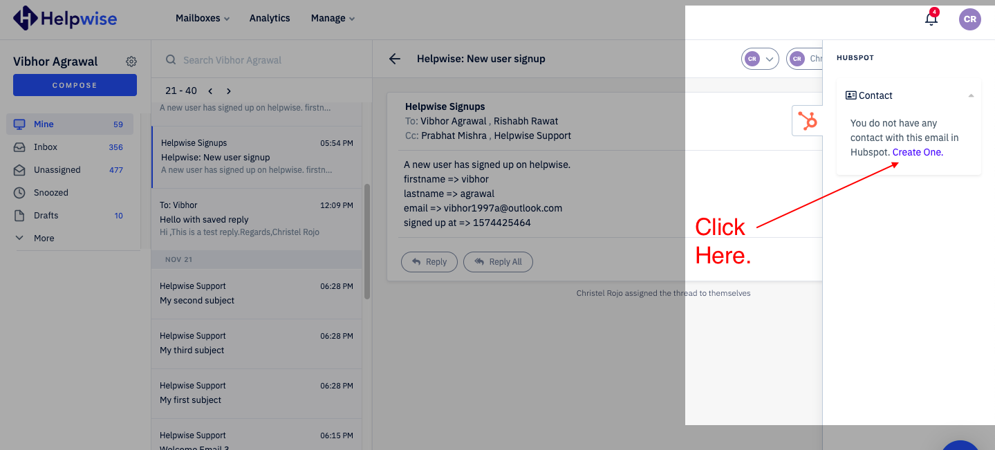 HubSpot Integration - Helpwise Product Updates
