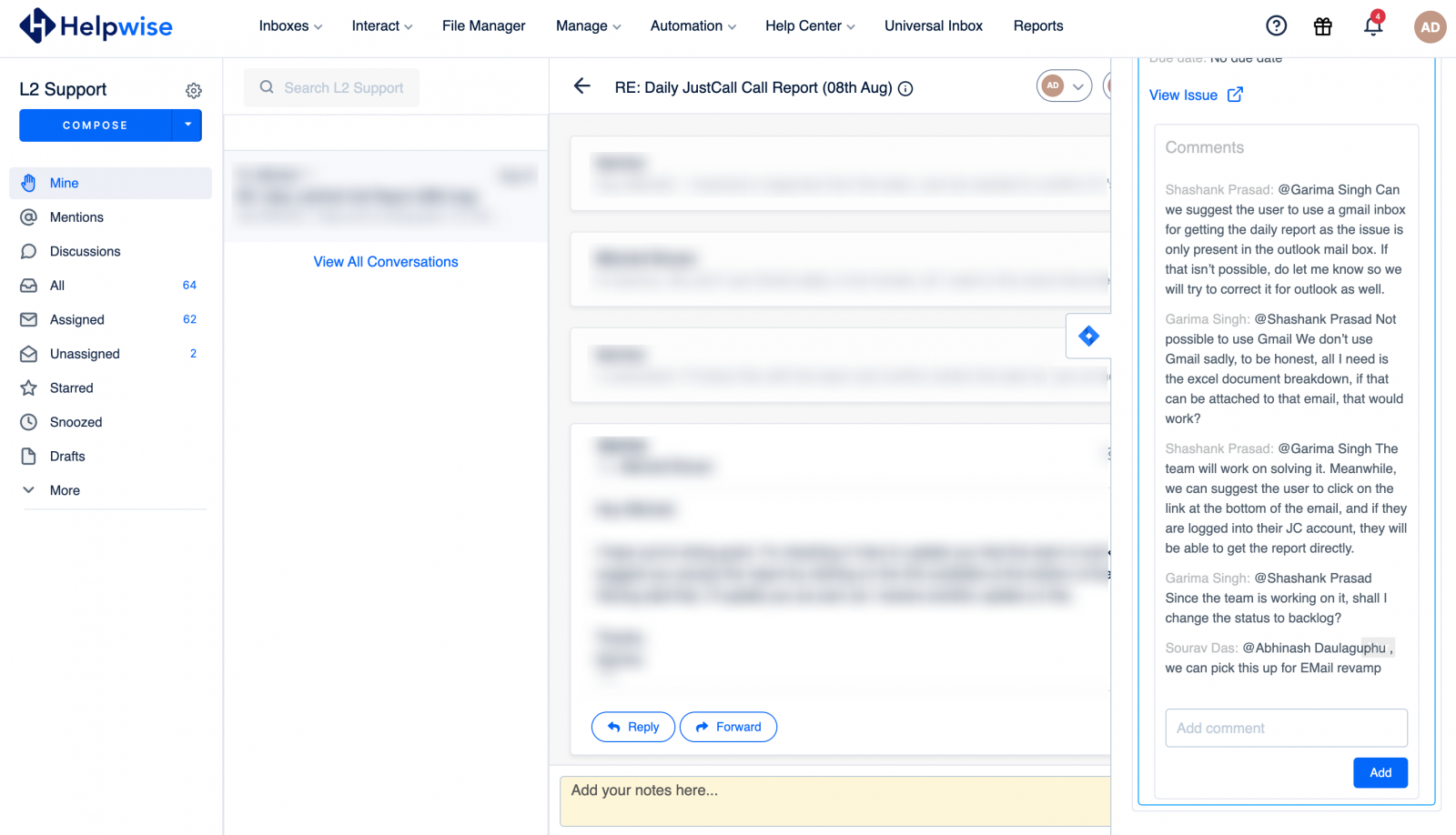 Increase Collaboration Across Your Team With Jira X Helpwise Integration