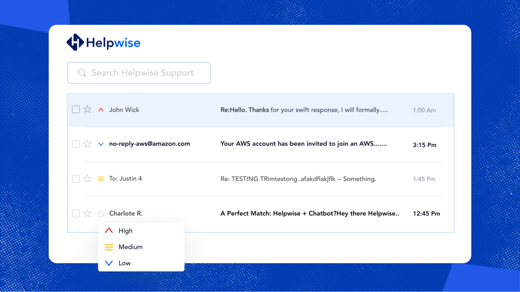 Boost Team Productivity: Helpwise's AI-Powered Priority Feature