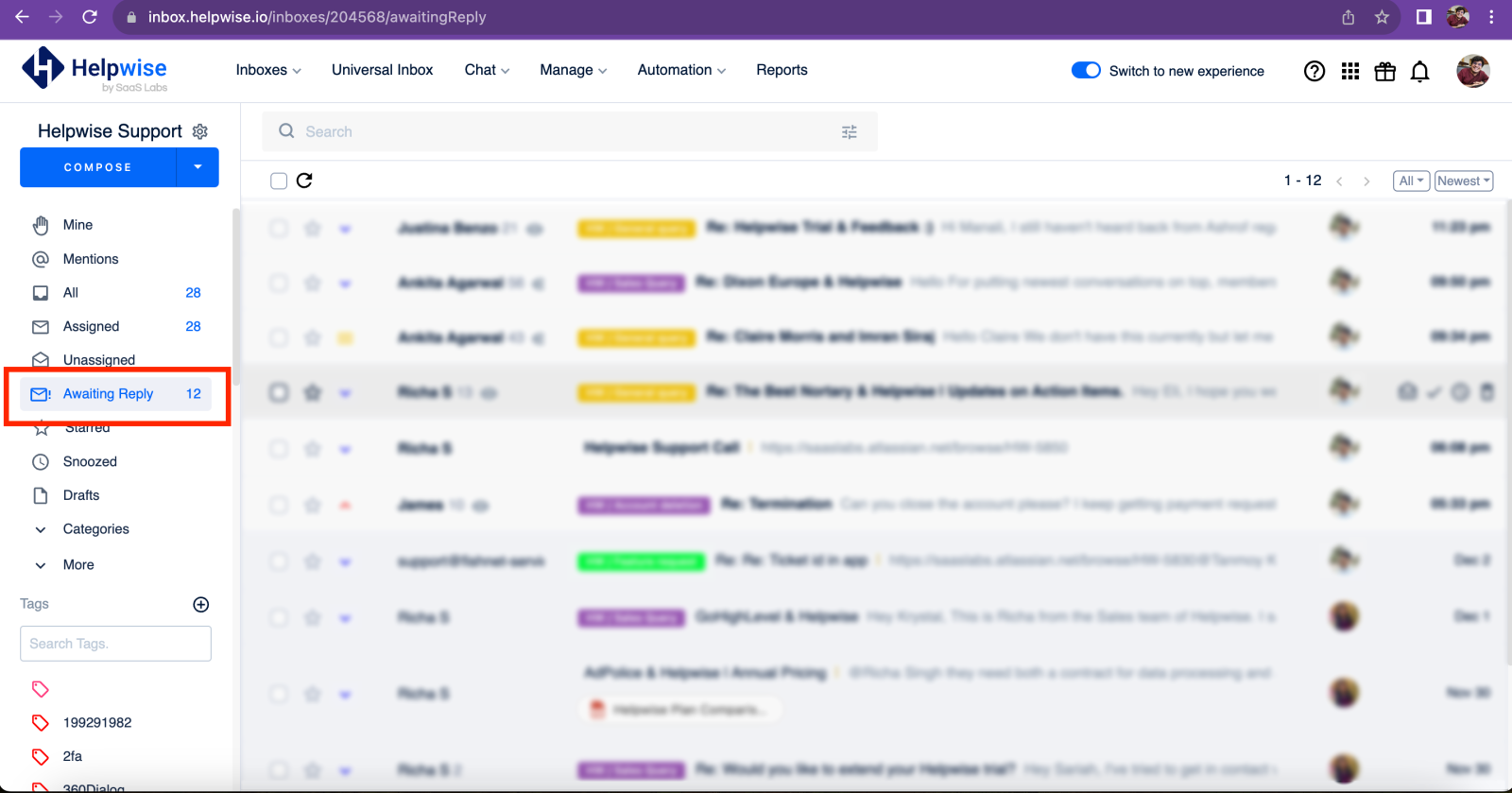 Introducing Awaiting Replies: Your Shortcut to Fast Customer Responses ...